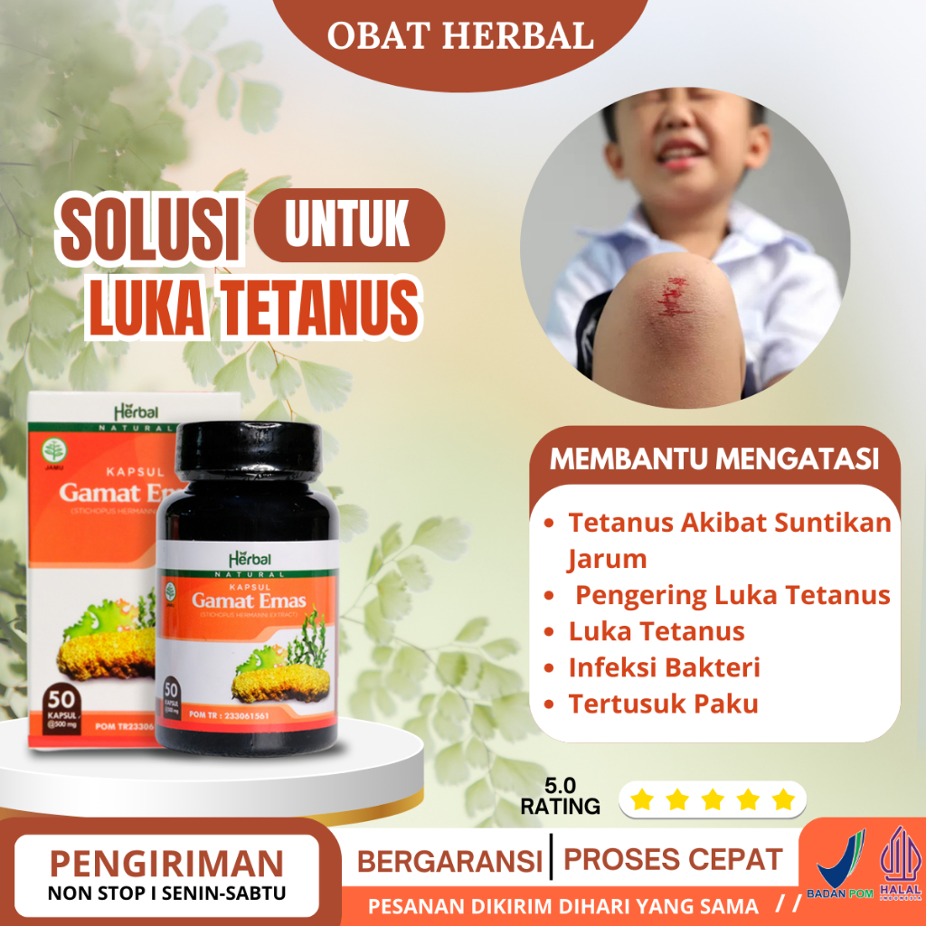 Jual Obat Untuk Tetanus Akibat Suntikan Jarum, Pengering Luka Tetanus ...
