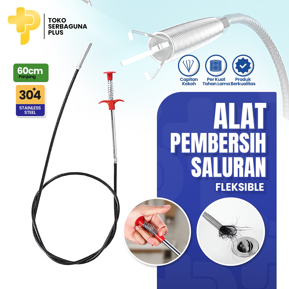 Jual Kawat Pembersih Saluran Air Pipa WC Closet Kamar Mandi Wastafel Alat Pencapit Kotoran ...