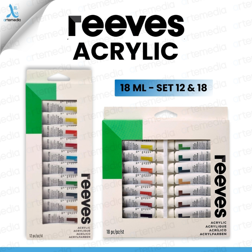 Jual Reeves Acrylic Paint Tube Set | Shopee Indonesia