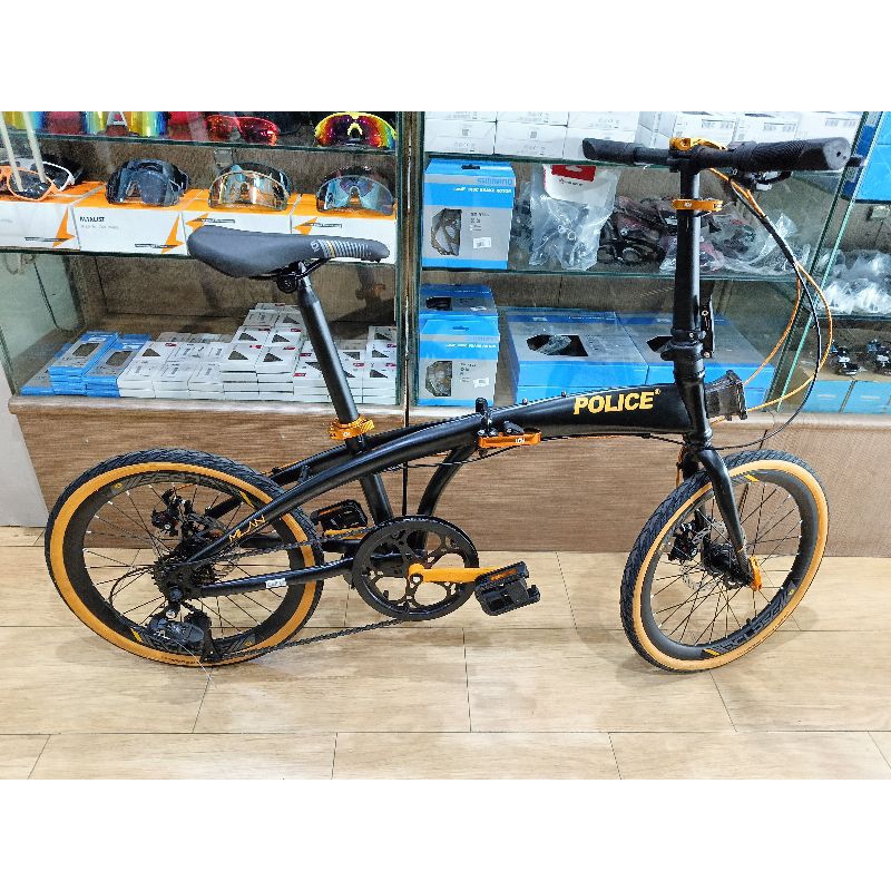 Jual Sepeda Lipat Element Police Milan 8 Speed 20 inch Limited edition ...