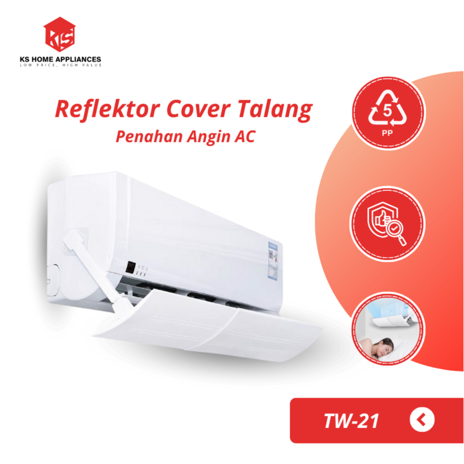 Jual KS Reflektor Cover Talang Penahan Angin AC Adjustable Air ...