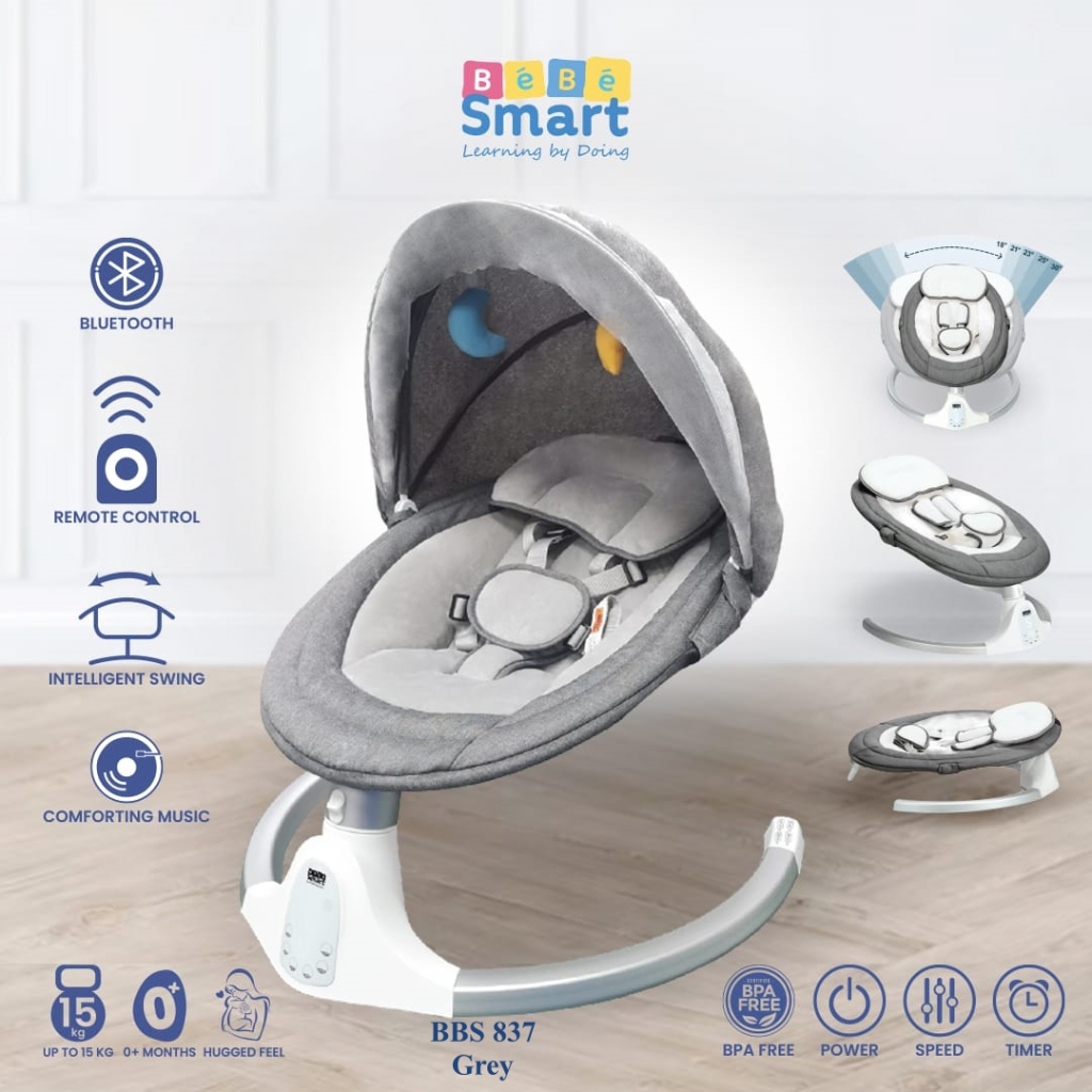 Jual BEBE SMART BOUNCER COMFORT SWING CHAIR / AYUNAN BAYI | Shopee ...