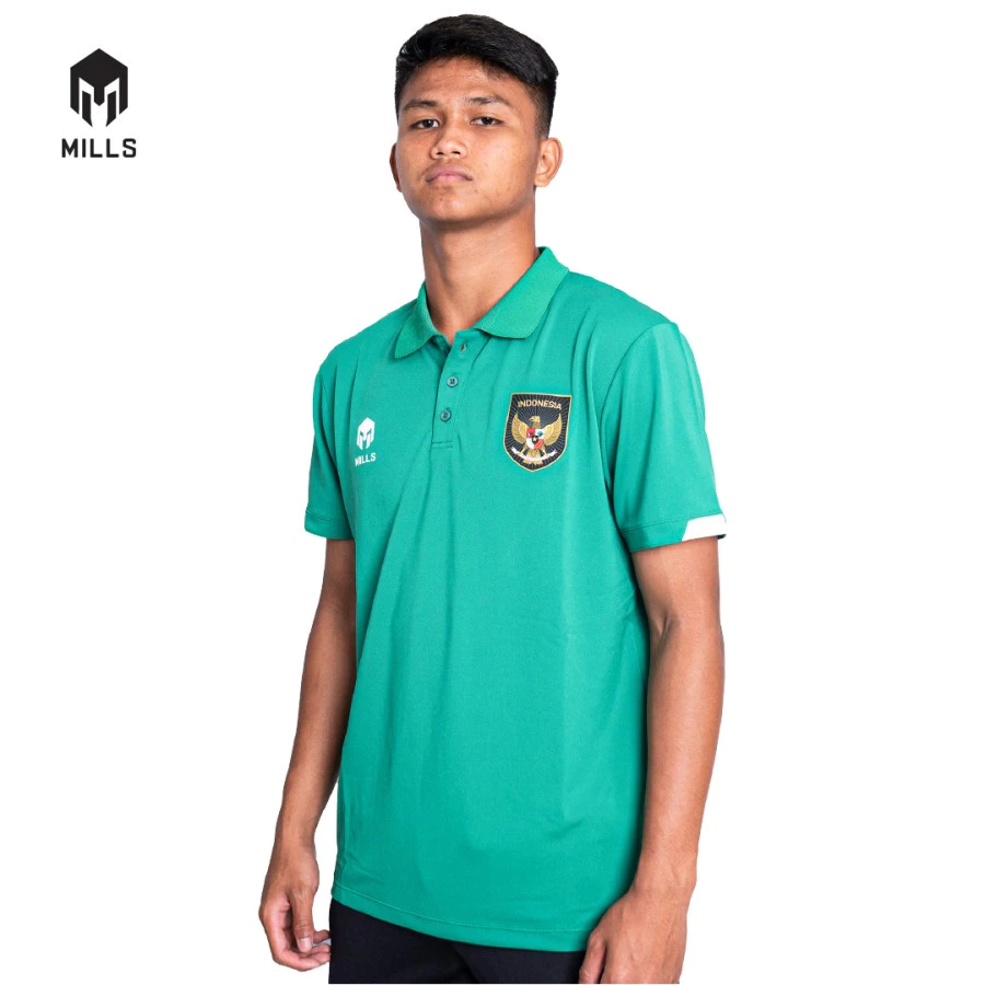 Jual MILLS Timnas Indonesia Poloshirt 17027INA GREEN 4XL | Shopee Indonesia