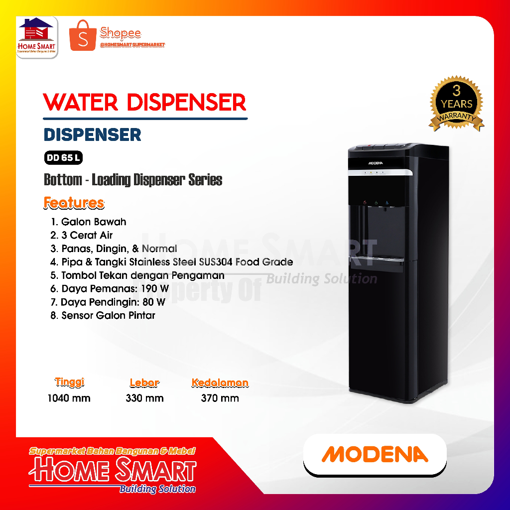 Jual Modena DD 65L Water Dispenser | Shopee Indonesia
