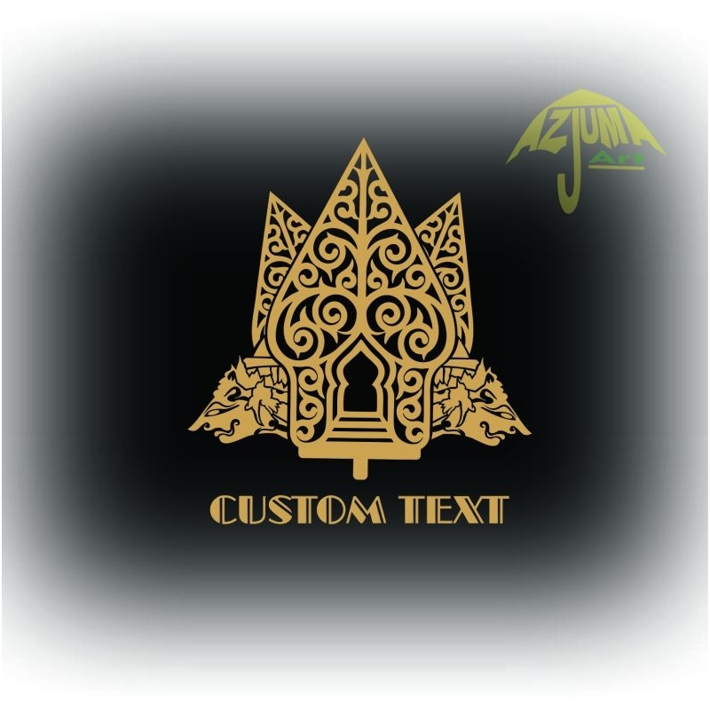 Jual Sticker CUTTING CUSTOM TEXT DAERAH GUNUNGAN WAYANG 02 | GUNUNGAN ...