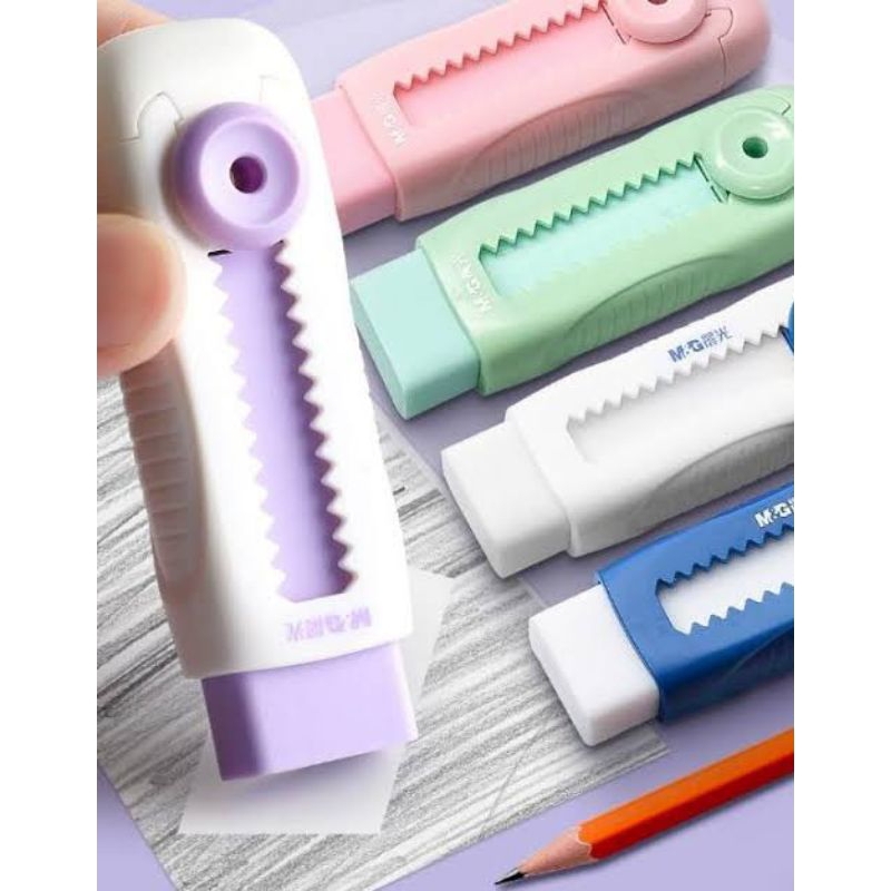 Jual M&G SLIDE ERASER SLIDING PUSH PULL MECHANISM PENGHAPUS PENSIL ...