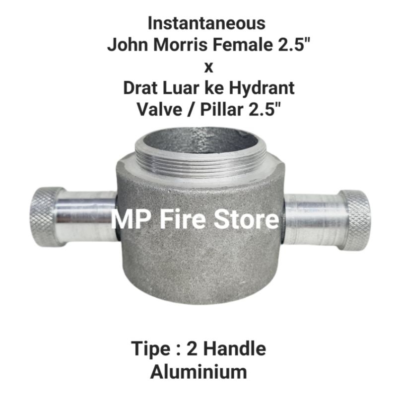 Jual ADAPTOR JOHN MORRIS INSTANTANEOUS FEMALE 2.5 in x DRAT LUAR NPT ...