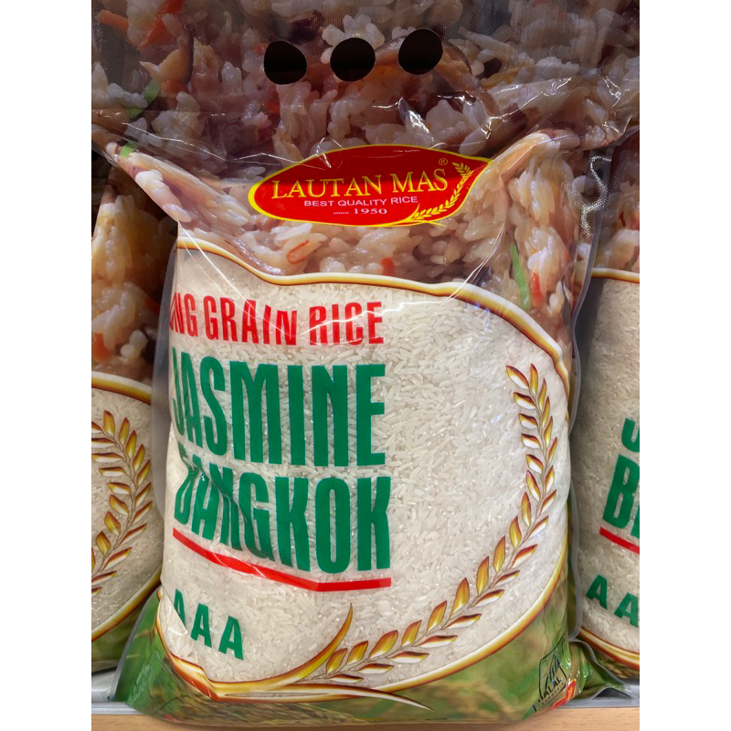 Jual Beras Thailand Jasmine Long Grain 5 Kg | Shopee Indonesia