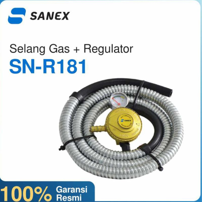 Jual Selang Gas+Regulator 1 set SANEX SN-R181 Regulator gas 1 set ...