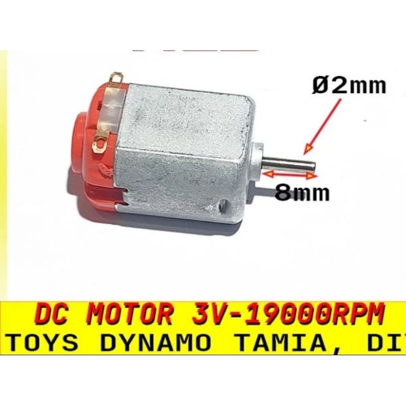 Jual Motor DC 3v Dinamo dc Mainan tamiya dynamo kecil | Shopee Indonesia