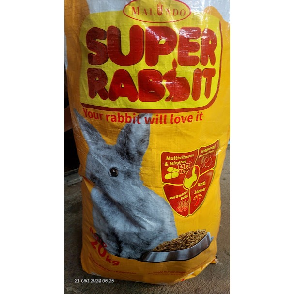 Jual Makanan - Kelinci Hias Pakan Hewan Peliharaan pelet Super Rabbit ...