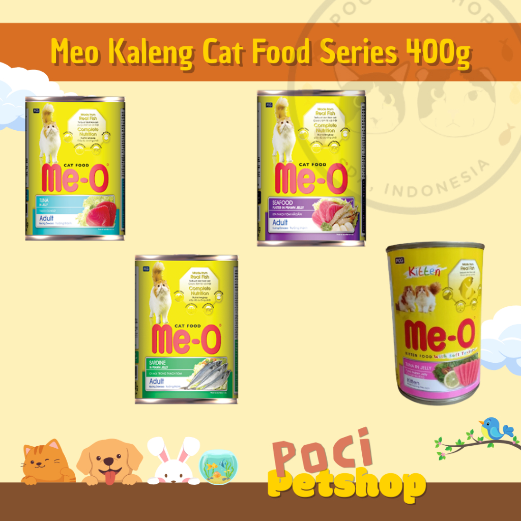 Jual Meo Kaleng 400gr - Makanan Kucing Basah Wet Food Me-O Canned ...