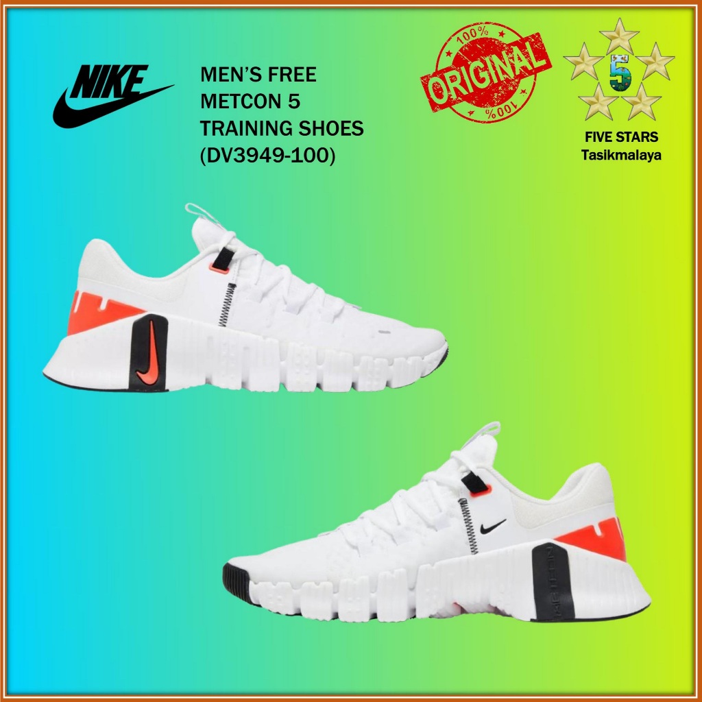 Jual NIKE Men's Free Metcon 5 Training Shoes - White (DV3949-100 ...