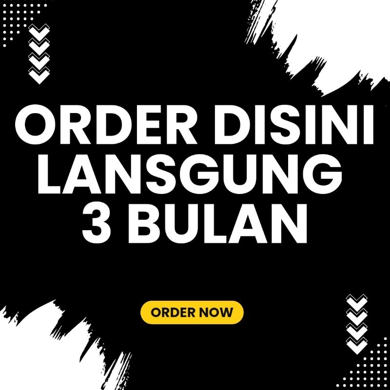 Jual ORDER DISINI LANGSUNG 3 BULAN | Shopee Indonesia