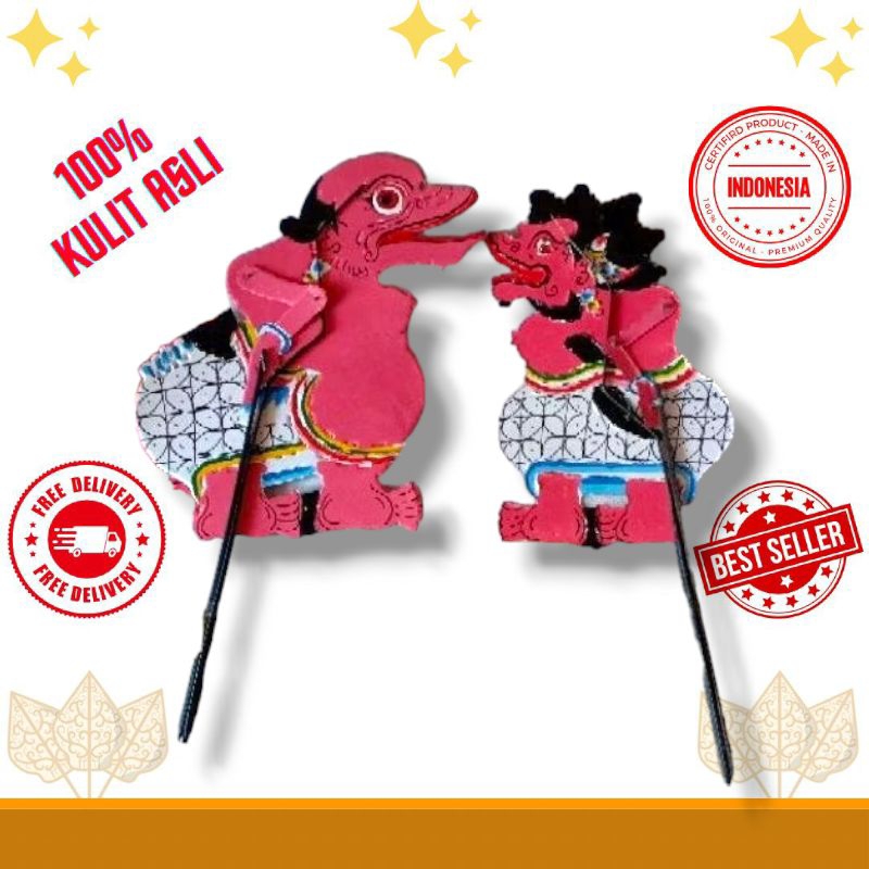 Jual Wayang Togog Bilung 1 set Bahan Kulit Sapi Tebal | Shopee Indonesia