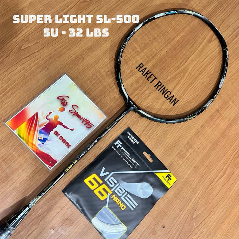 Jual RAKET BULU TANGKIS FELET SUPER LIGHT SL-500 | Shopee Indonesia