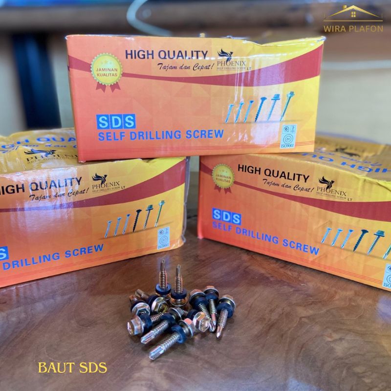 Jual Baut Roofing / Baut Rangka Baja Ringan / Baut SDS ukuran 12x20 ...