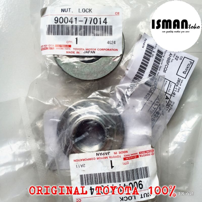 Jual Mur nut pengunci as roda velg mobil 22mm original toyota | Shopee ...