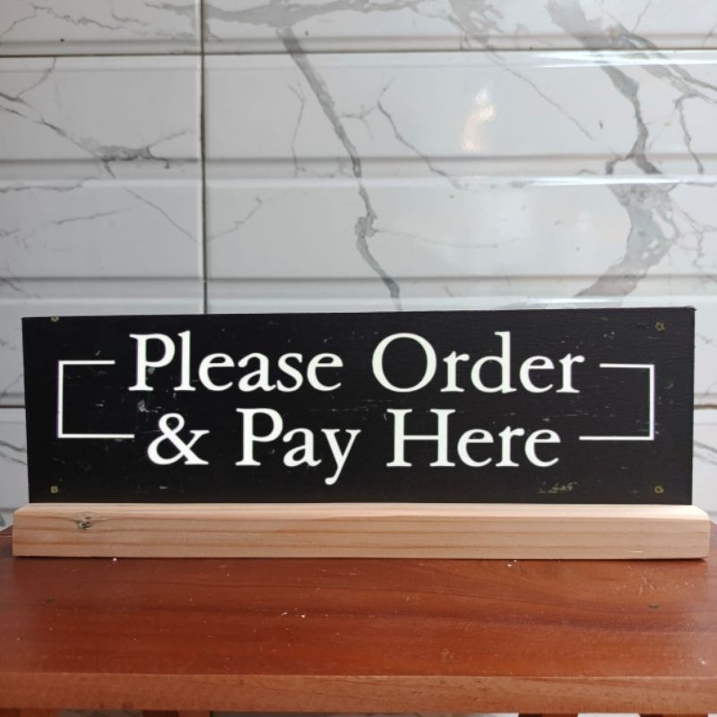 Jual MINI CHALKBOARD STAND FOOD TAG DIY PAPAN TULIS KAPUR MEJA KECIL ...