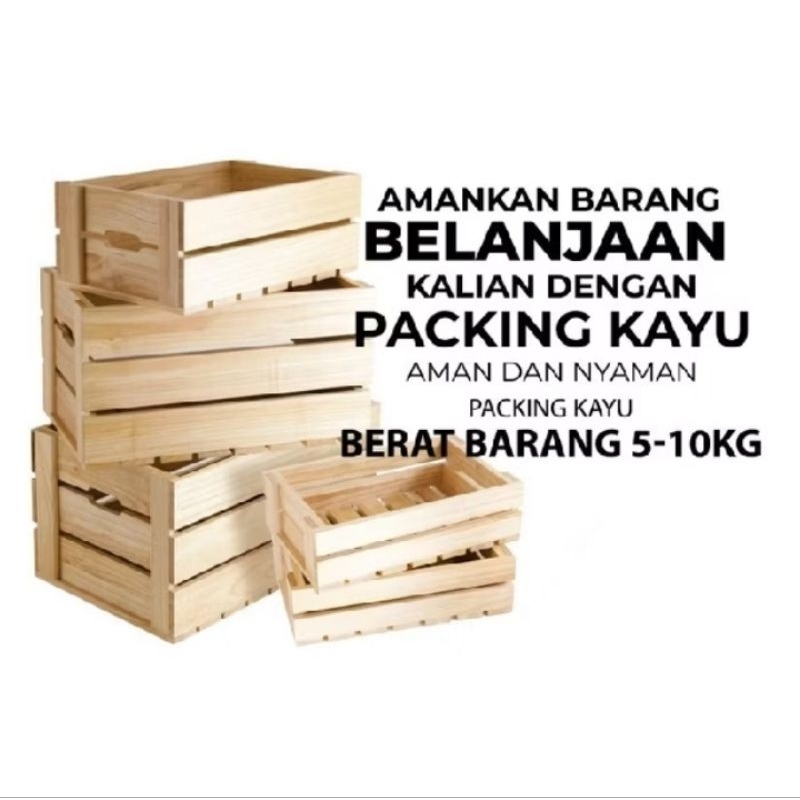 Jual Extra Packing Kayu (KHUSUS EXSPEDISI CARGO) | Shopee Indonesia