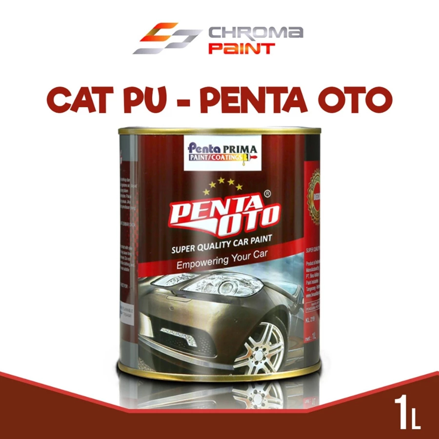 Jual Cat PU Penta OTO Dark Grey Mica 1E9 - Cat Polyurethane / Cat Mobil ...