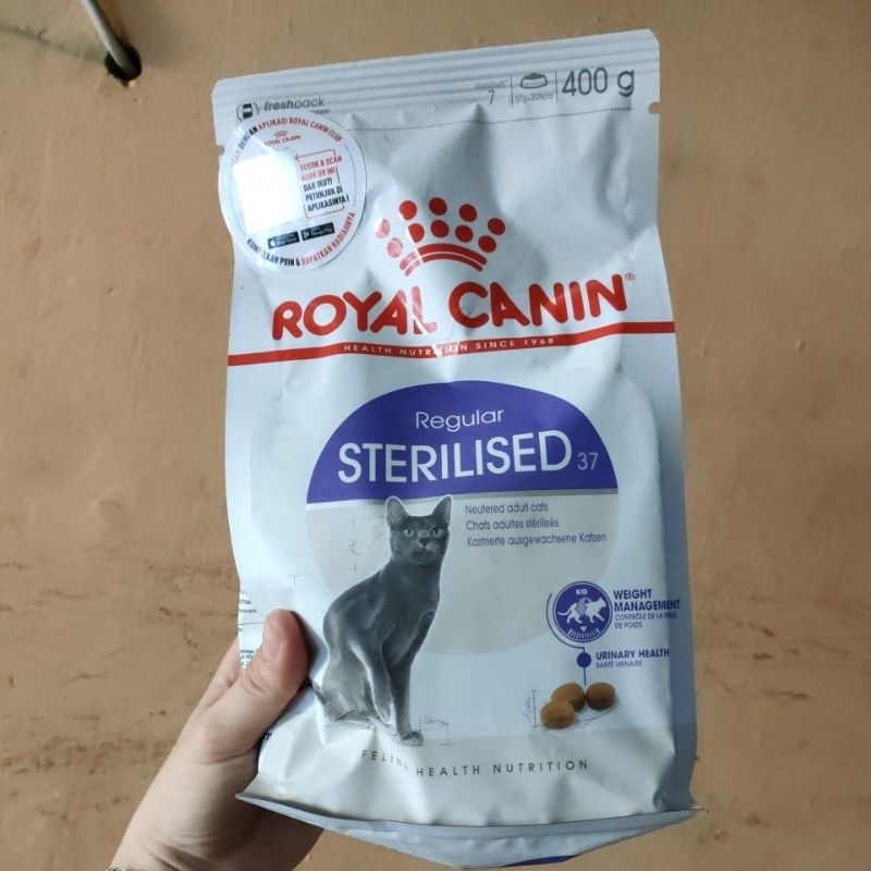Jual Royal Canin Regular Sterilised 37 kemasan 400 gram | Shopee Indonesia
