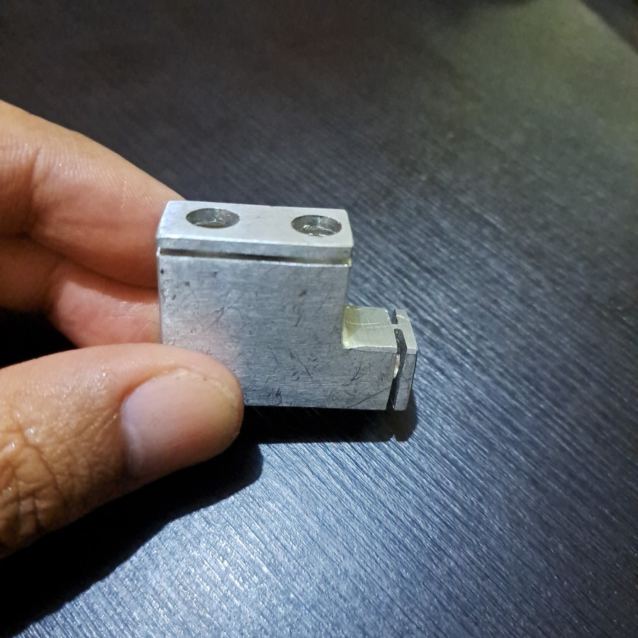 Jual Three way / 3 way connector custom bahan alumunium untuk / spare ...