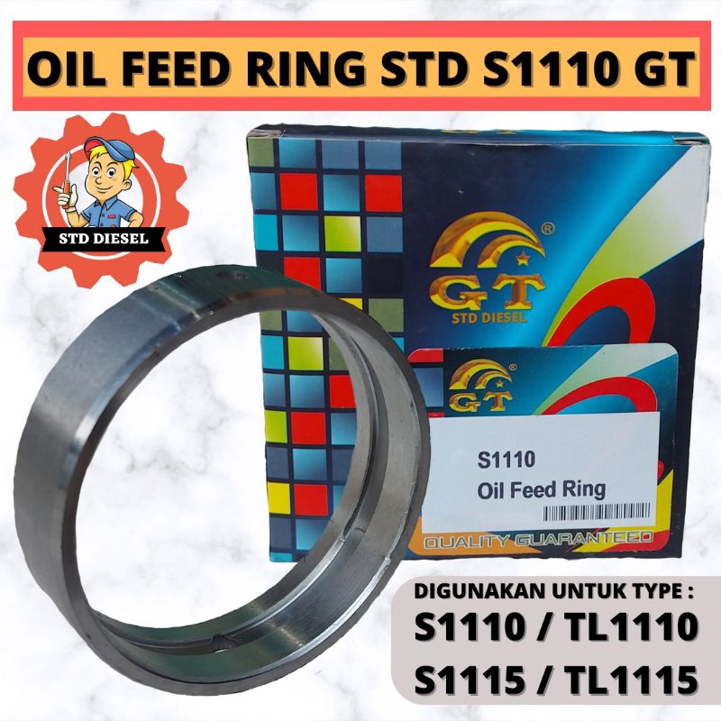 Jual OIL FEED RING S1110 MERK GT METAL DUDUK HAUSING BUSHING BUSH HMB S1110 S1115 ZS1110 ZS1115 ...
