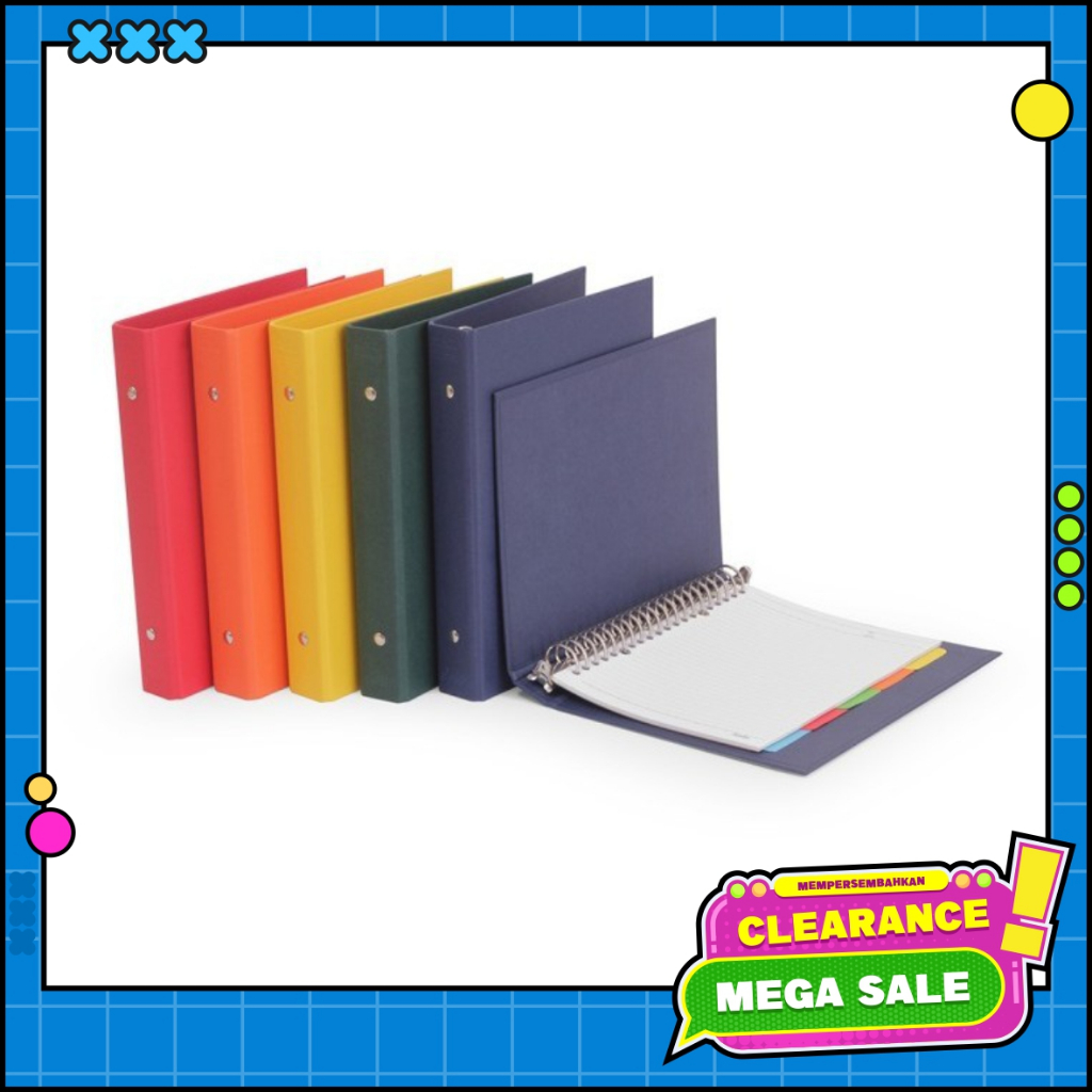 Jual Bantex Exclusive Multiring Binder A5 - 20 Ring O - 25mm Red #1325 ...
