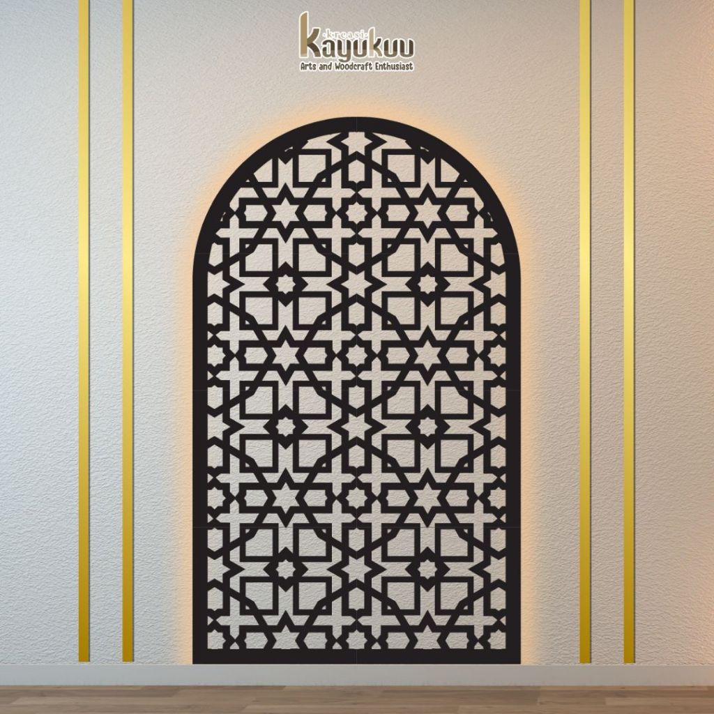 Jual Kreasikayukuu Hiasan Dinding Dekorasi Dinding Mihrab Mushola ...