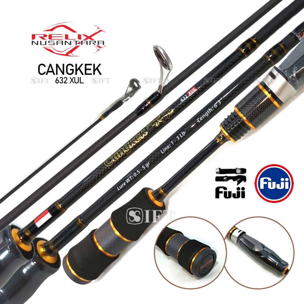 Jual Joran Relix Nusantara CANGKEK GEN-S Full Fuji + Seat | Ultra Light XUL RXN | Shopee Indonesia