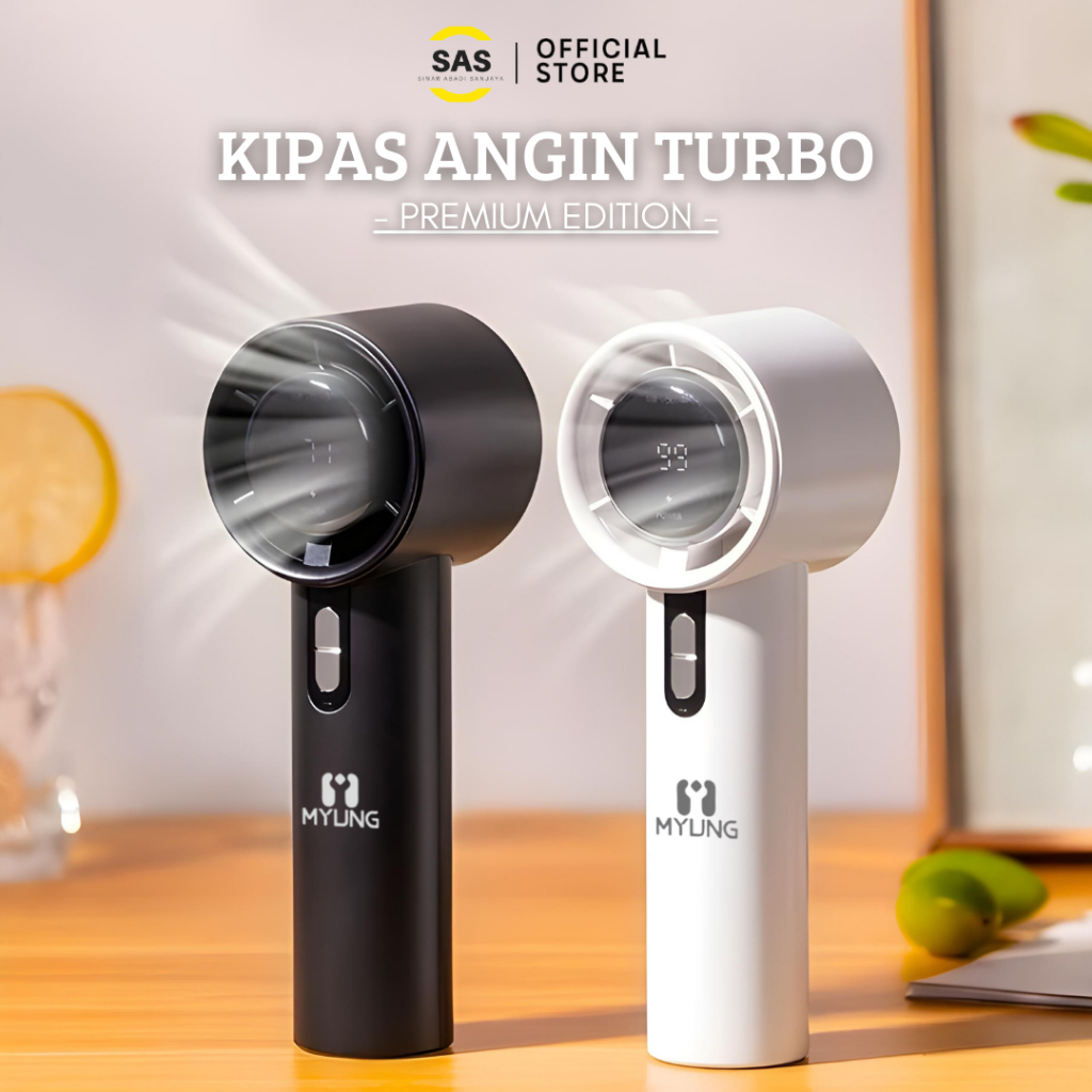 Jual Kipas Angin Turbo Portable Strong Wind 100 Gear Myung Wind Speed ...