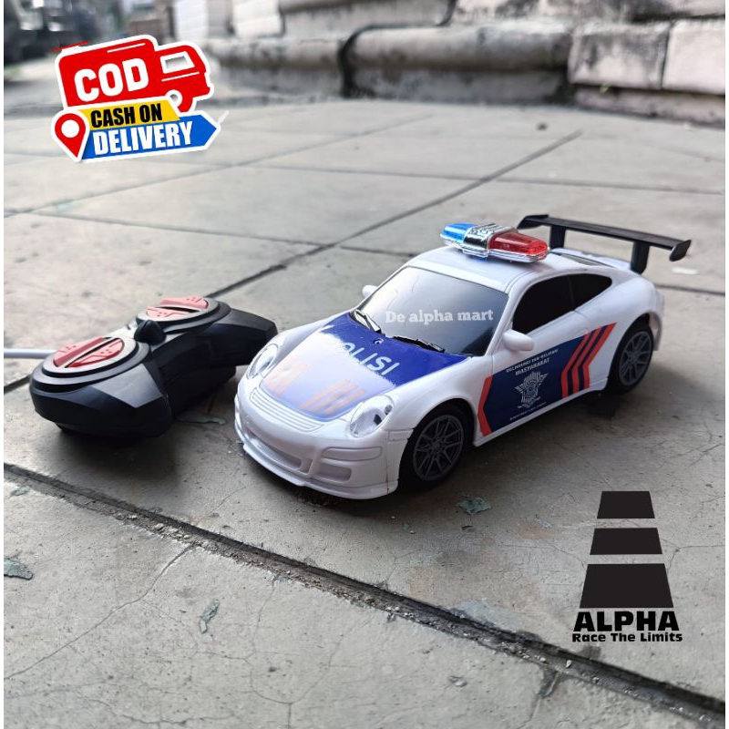 Jual RC polisi jalan RAYA 4 fungsi mainan mobil sport car polisi ...