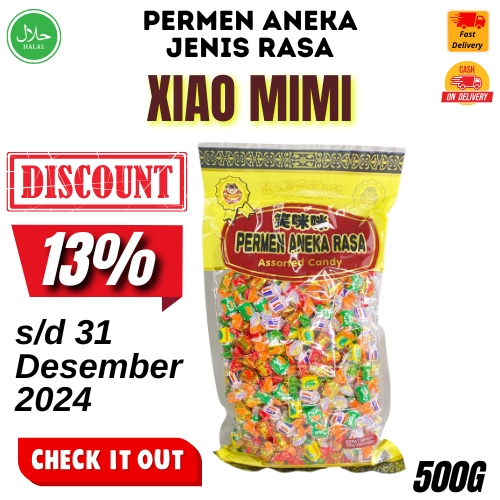 Jual Permen Aneka Rasa Xiao Mi Mi Candy / Assorted Candy 500g | Shopee ...