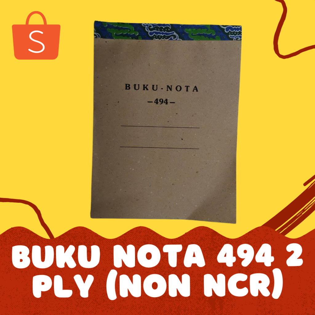 Jual Buku Nota Besar 494 2 ply (Non NCR) 40 set | Shopee Indonesia