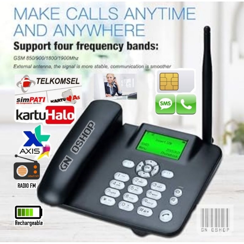 Jual Telepon GSM Rumah Kantor Pesawat Telp Telpon Telephone Home Sim ...