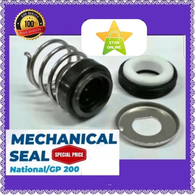 Jual Mechanical seal as 10 mm pompa air national gp 200 watt panasonic ...