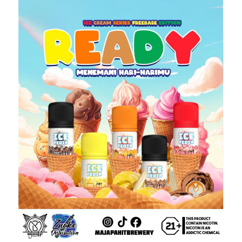 Jual Ice pedia ice cream series 60ml | Shopee Indonesia