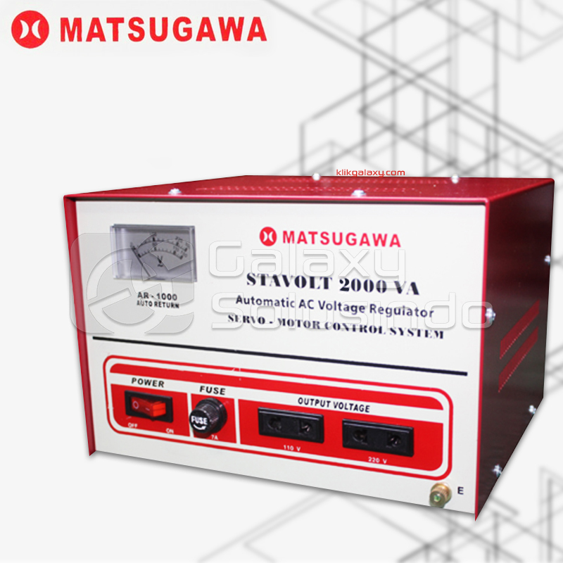 Jual Matsugawa Motor AR-2000VA Stavolt Stabilizer | Shopee Indonesia