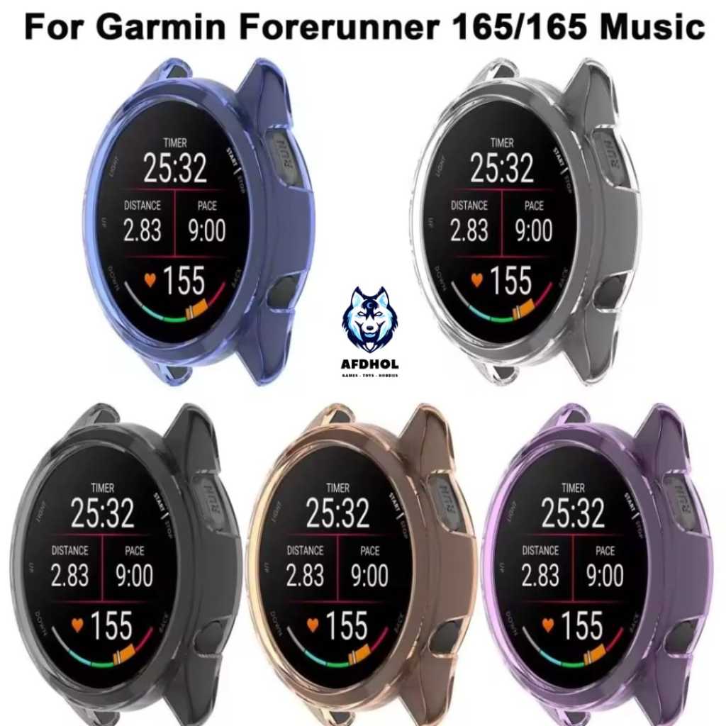 Jual BUMPER TPU CASE FOR GARMIN FORERUNNER 165 / 165 MUSIC 165M SOFT ...