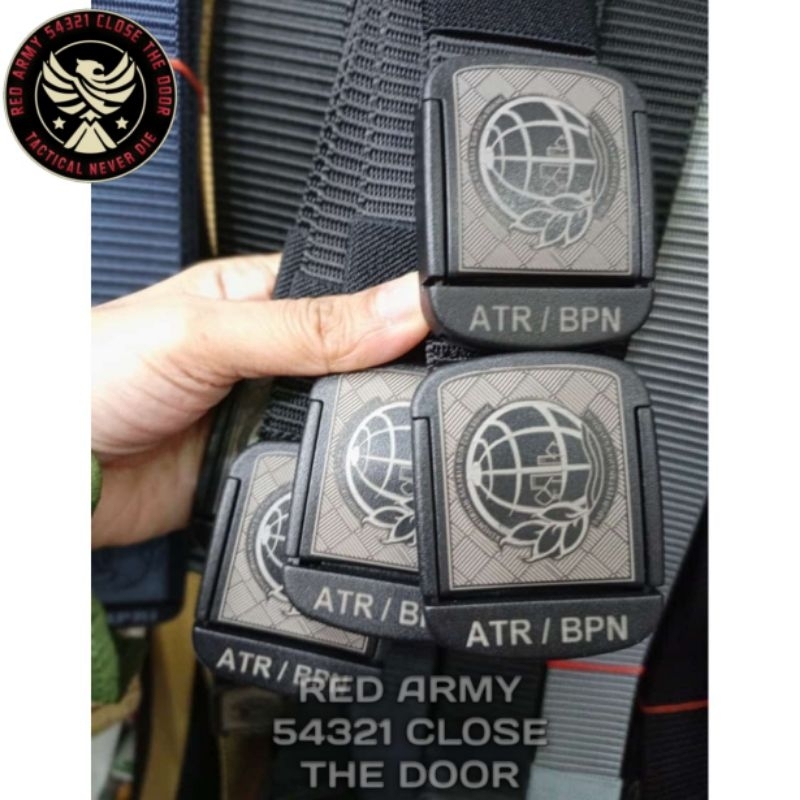 Jual Sabuk Ikat Pinggang Tactical Laser Grafir Logo ATR / BPN | Shopee Indonesia