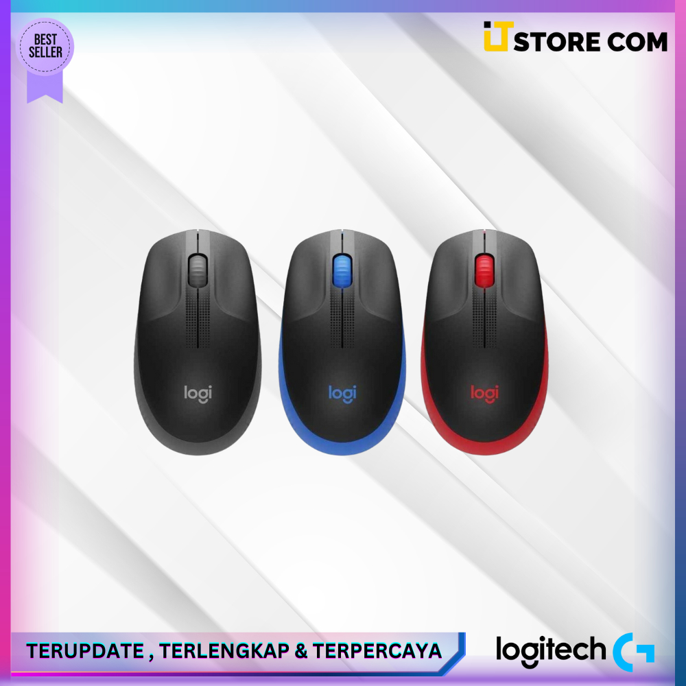 Jual LOGITECH M190 MOUSE WIRELESS FULL SIZE | Shopee Indonesia