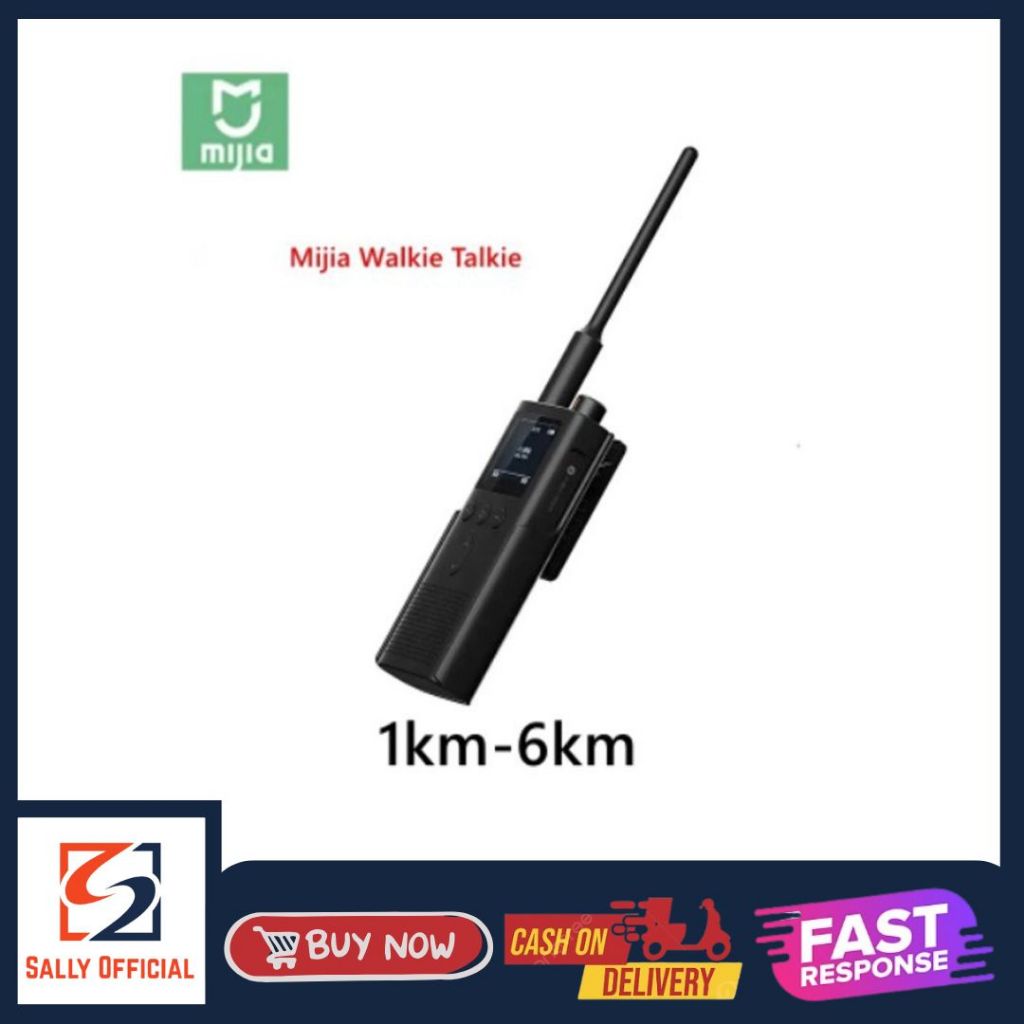 Jual Mijia Walkie Talkie 2 Dual Band IP65 Water Resistant HT Radio NON ...