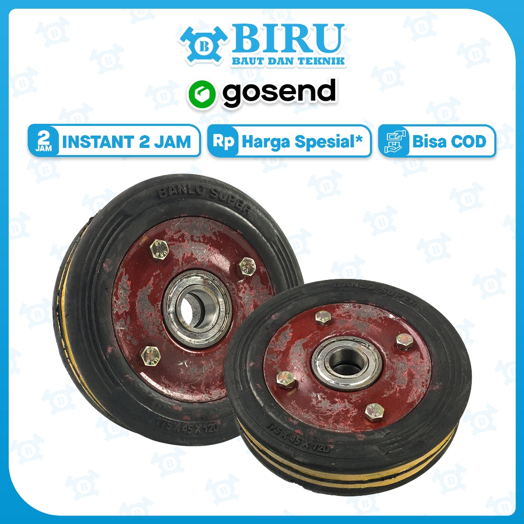 Jual BANLO SUPER Roda Lorry 7" (Komplit) | Shopee Indonesia