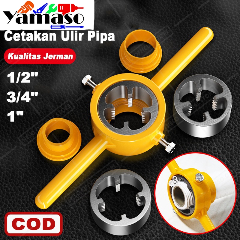 Jual 6PCS Cetakan ulir pipa PVC selongsong pipa air berulir alat ...