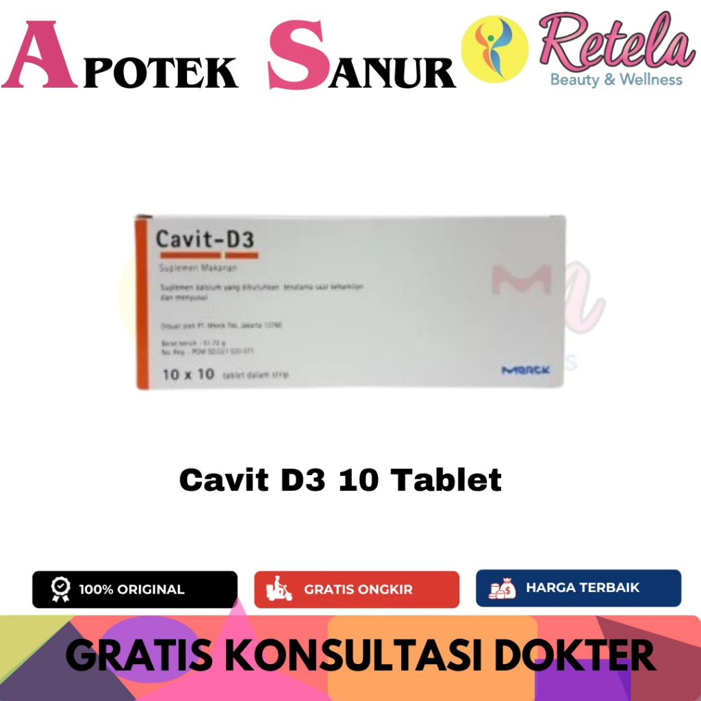 Jual Cavit D3 10 Tablet | Shopee Indonesia