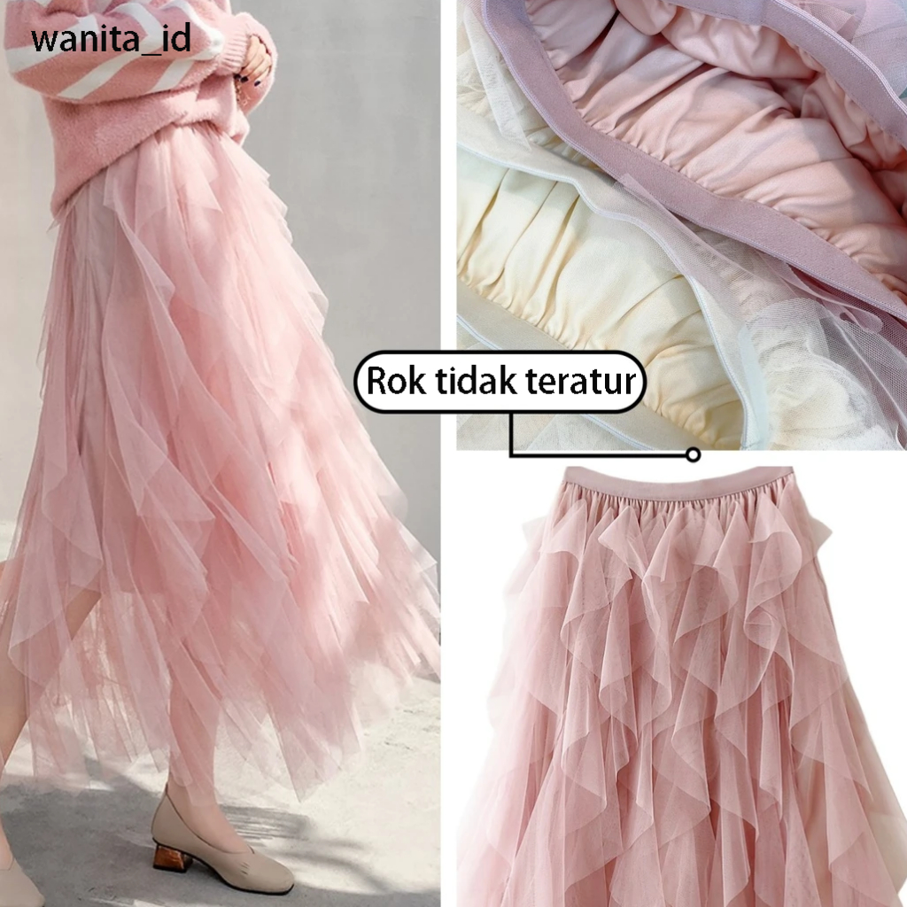Jual Rok tutu kekinian Rok tutu dewasa / rok jaring / korean style ...