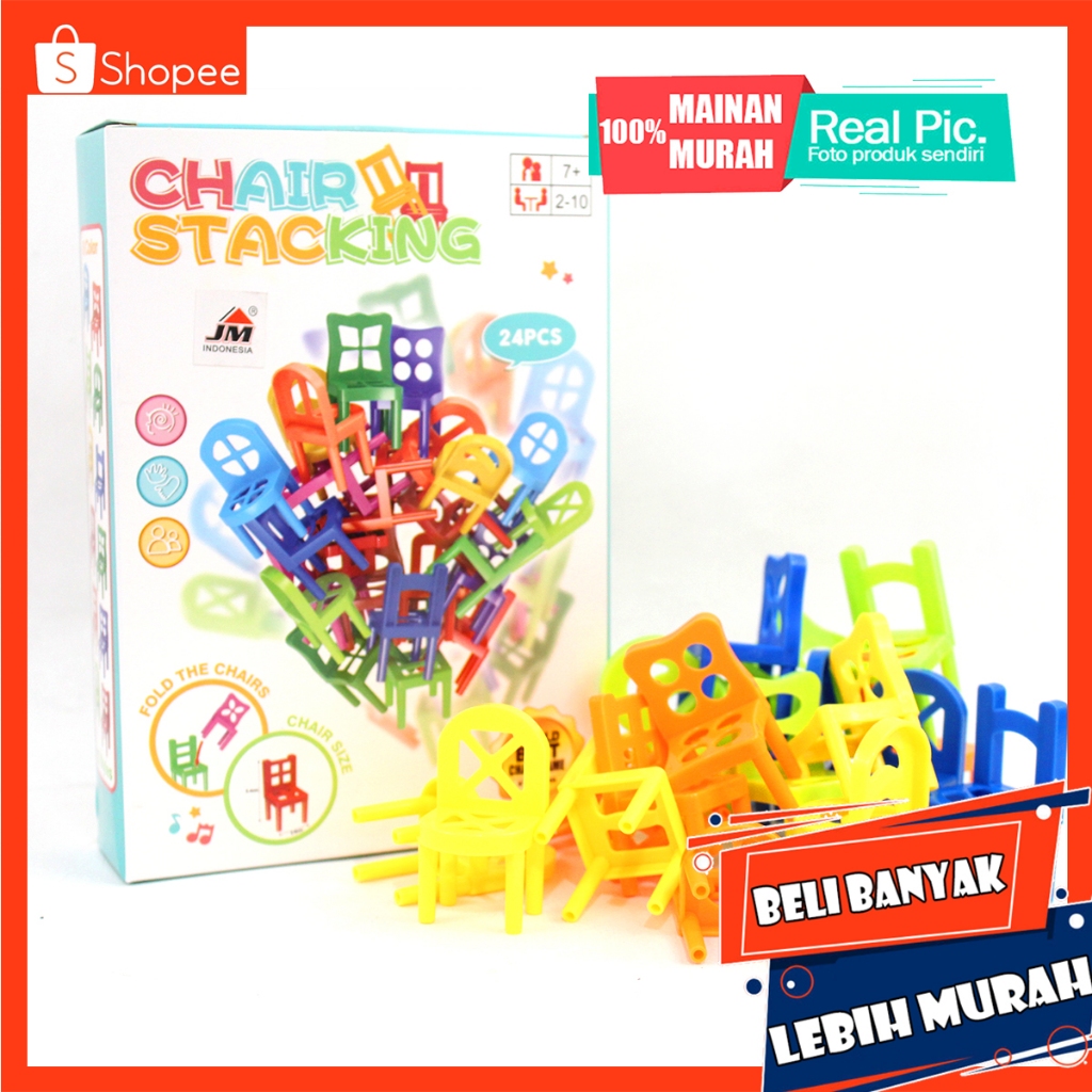 Jual MAINAN GAME CHAIR STACKING JM11384 MAINAN GAME MULTIPLAYER PUZZLE ...