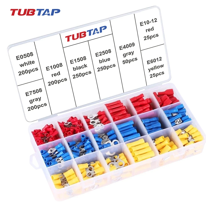 Jual TUBTAP 700PCS Electrical Assorted Insulated Wire Cable Terminal ...