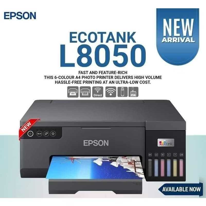 Jual PRINTER EPSON L8050 PENGGANTI L805 PRINT ONLY WIFI | Shopee Indonesia